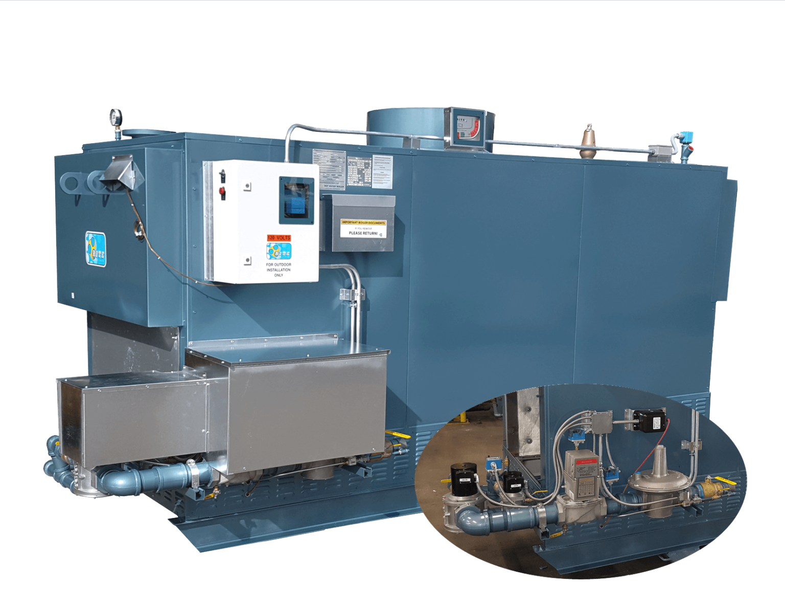 Conventional Outdoor Atmospheric / Natural Gas Fired - Rite Boilers simple